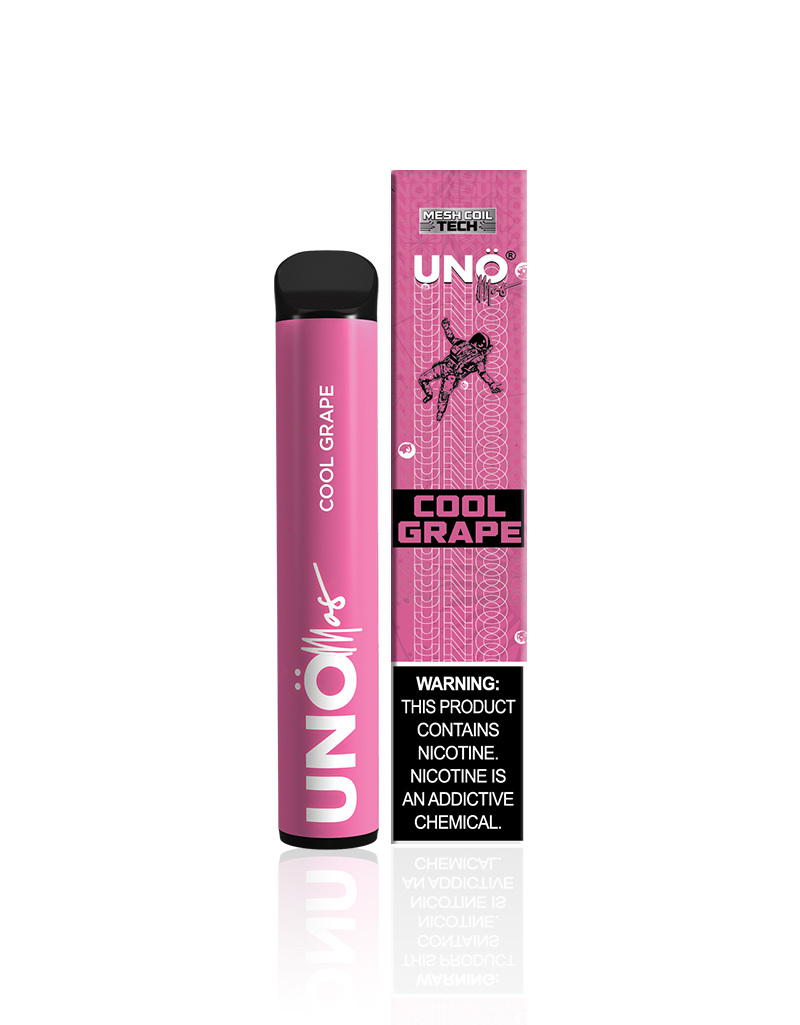 Shop now Cool Grape UNO MAS Disposable - Vape UNO US