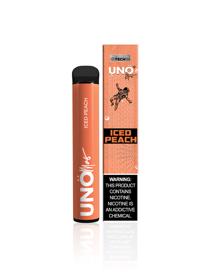 Buy Now | Iced Peach UNO MAS Disposable - Vape UNO US